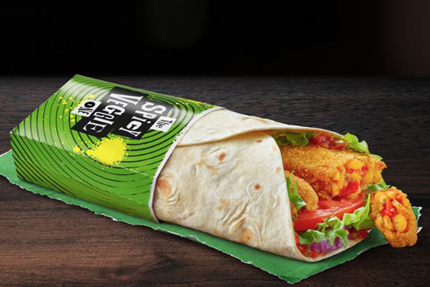 What is in the McDonald's veggie wrap?
