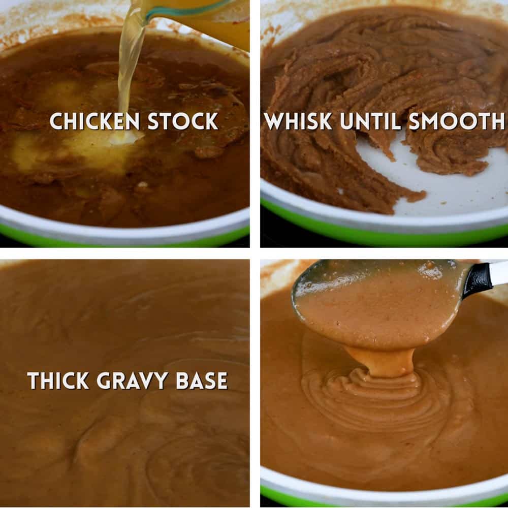 What is it called when you add stock to a roux?