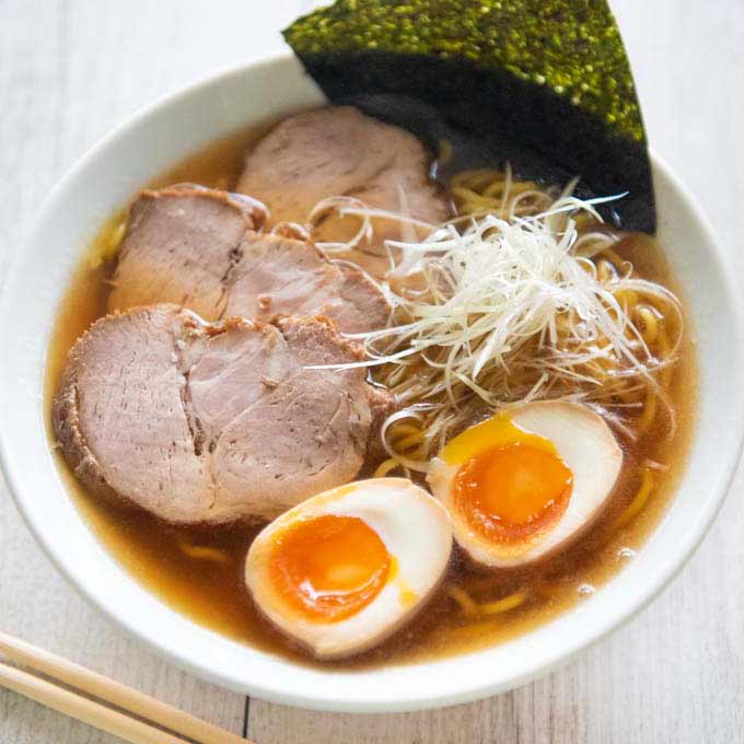 What is Japanese ramen broth made of?