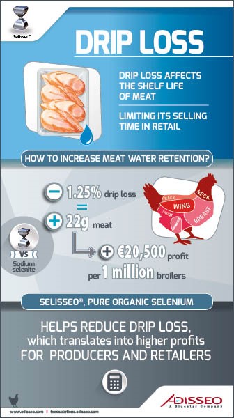 What is meat drip loss?