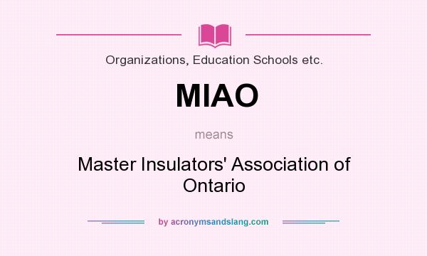 What is Miao mean?