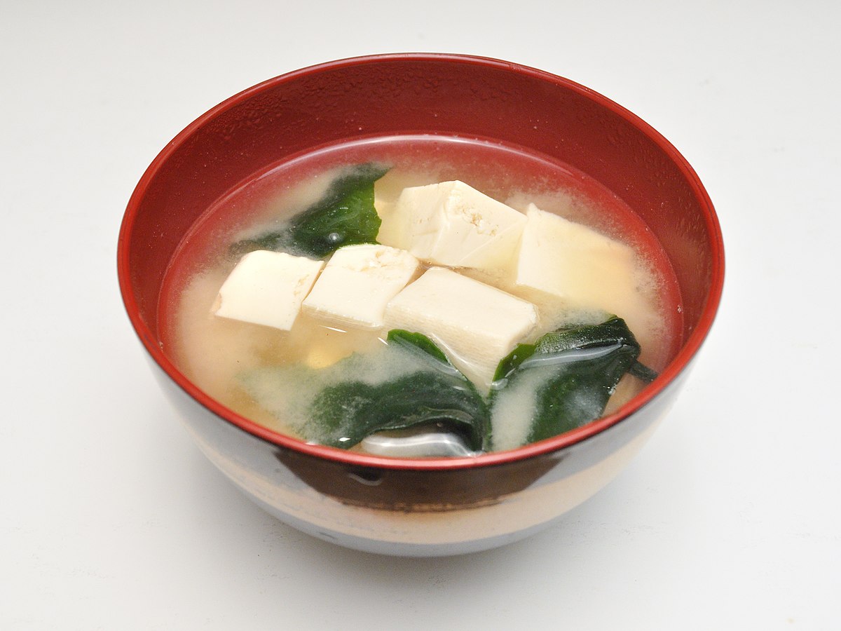 What is miso soup considered?