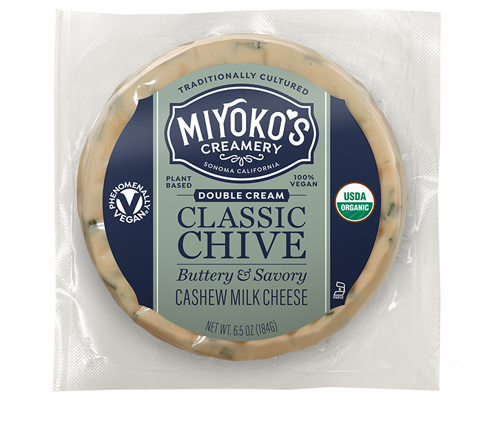 What is Miyoko's vegan cheese made of?