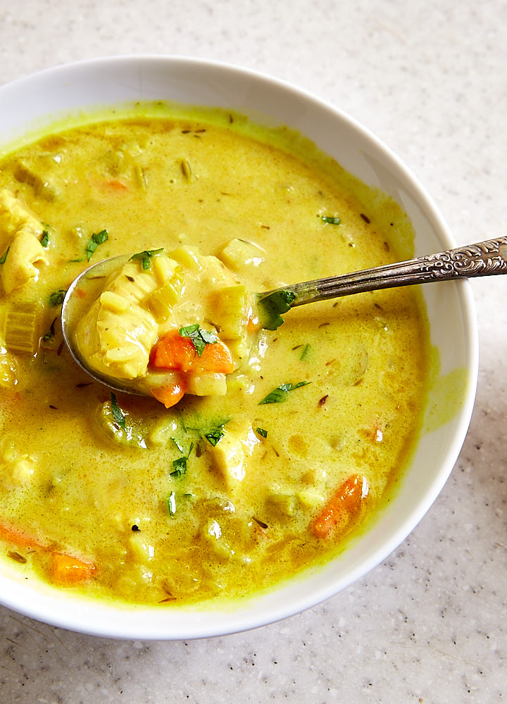 What is mulligatawny soup made from?