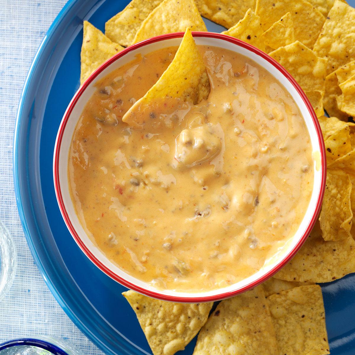 What is nacho dip made of?