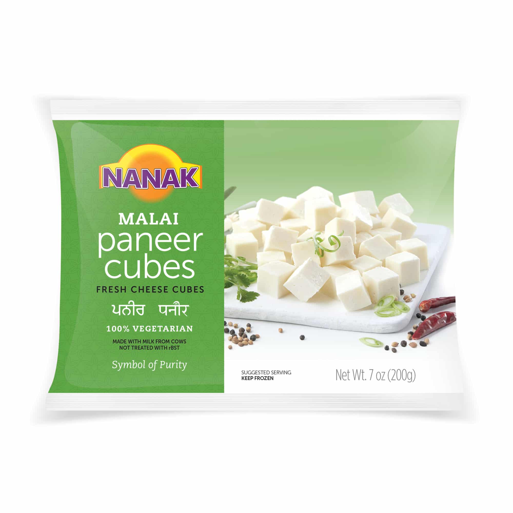 What is Nanak Paneer made of?