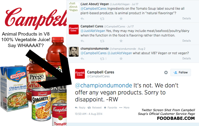 What is natural flavoring in Campbell's soup?