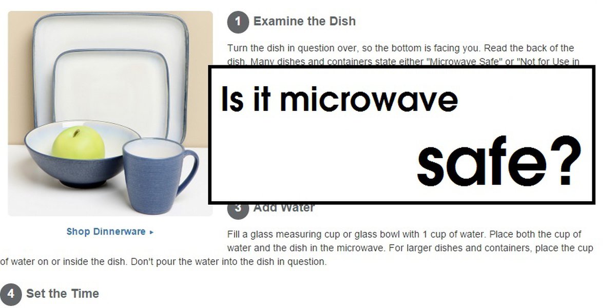 What is not a microwave safe bowl?