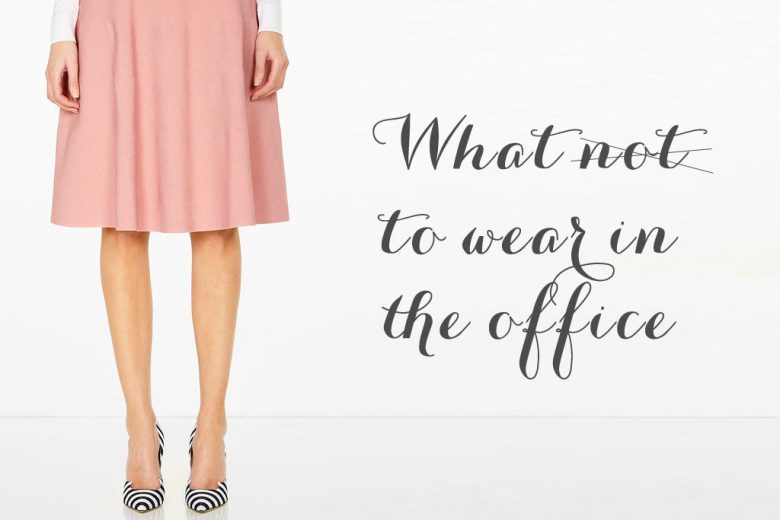 What is not appropriate to wear in an office?