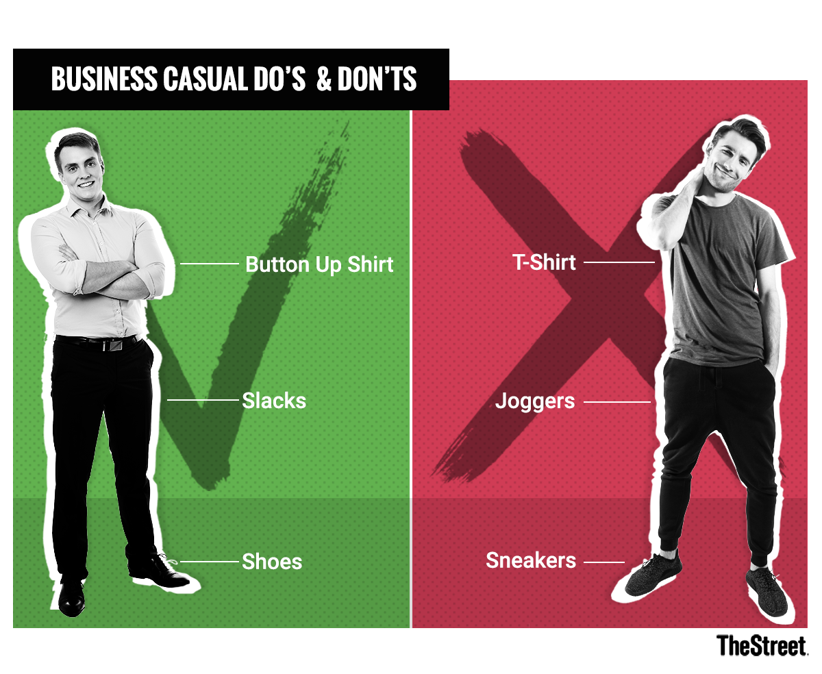 What is not business casual?