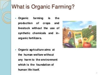 What is organic farming in easy words?