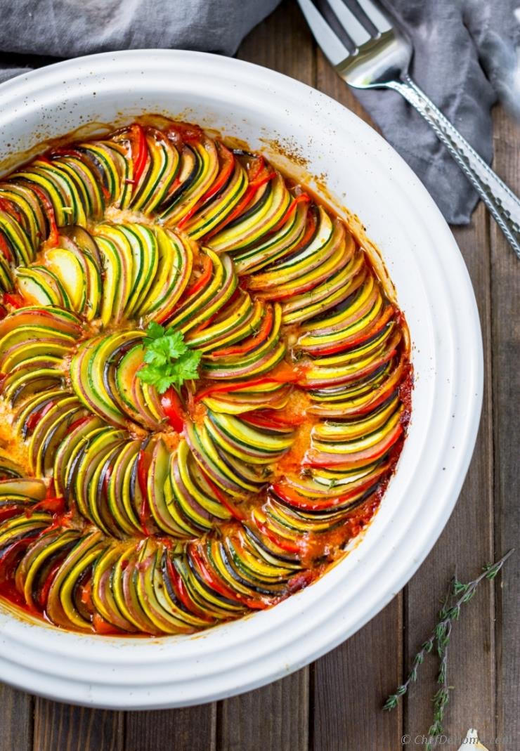 What is ratatouille casserole made of?