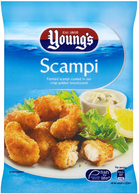 What is scampi in the UK?