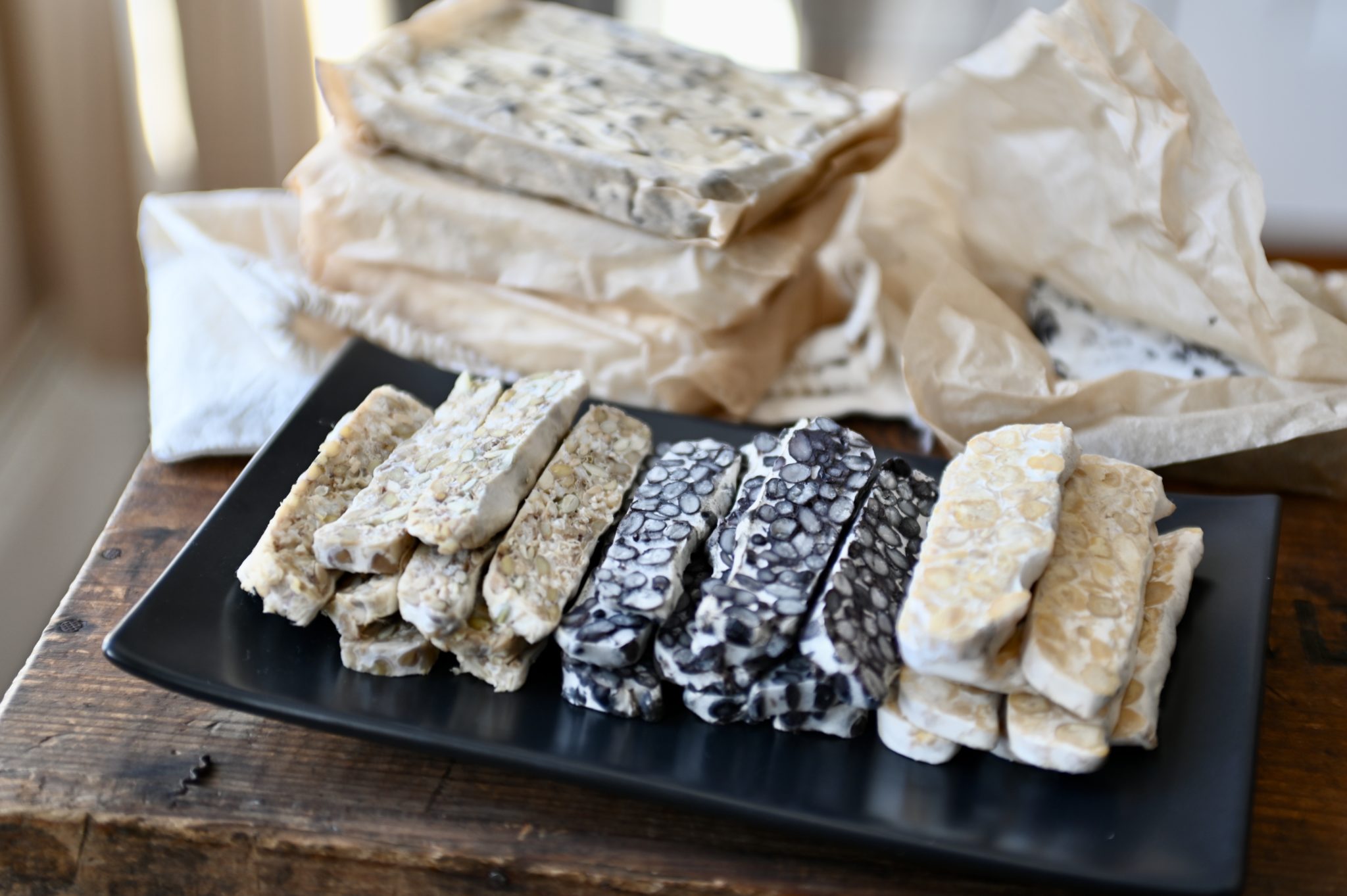 What is soy-free tempeh made of?