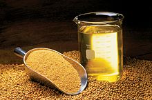 What is soybean oil made from?