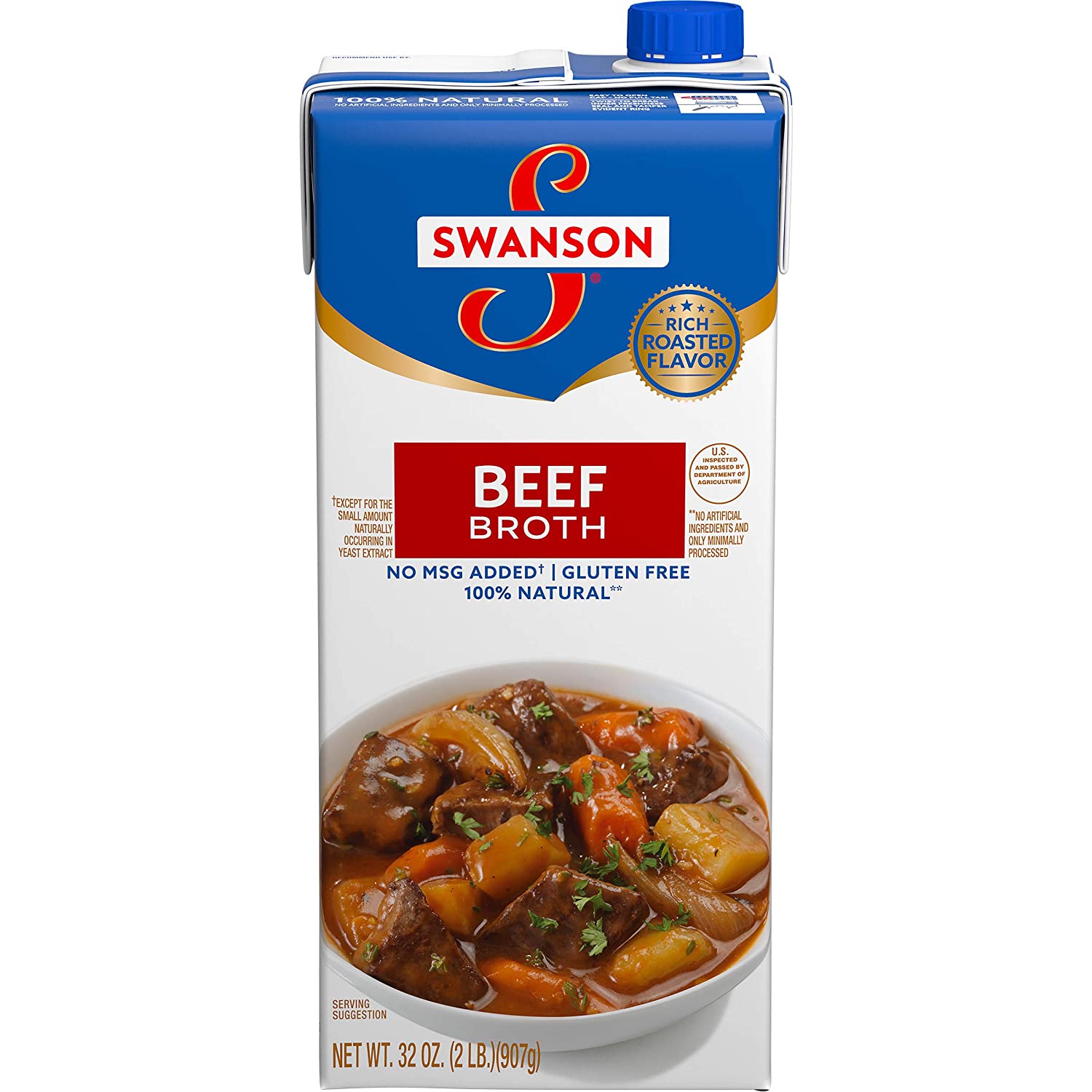 What is Swanson beef broth made of?