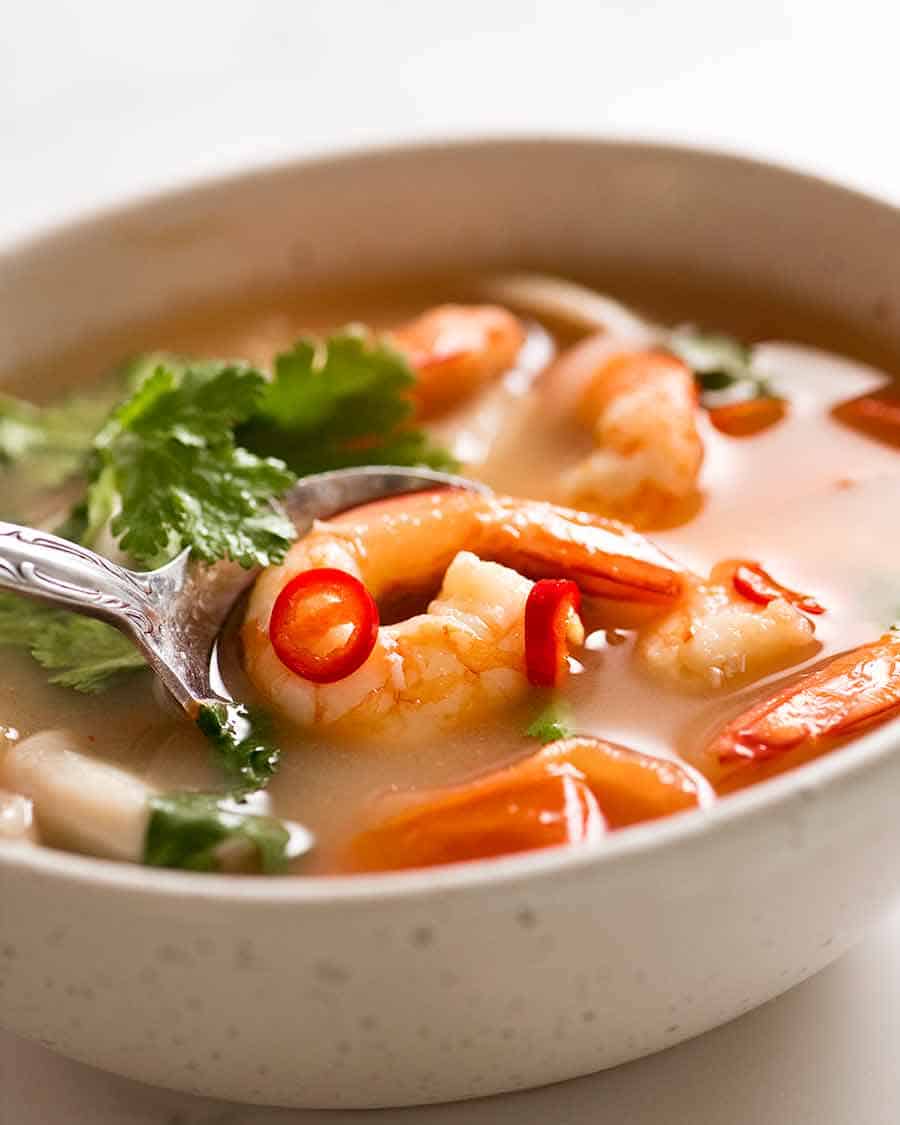 What is Thai soup made of?