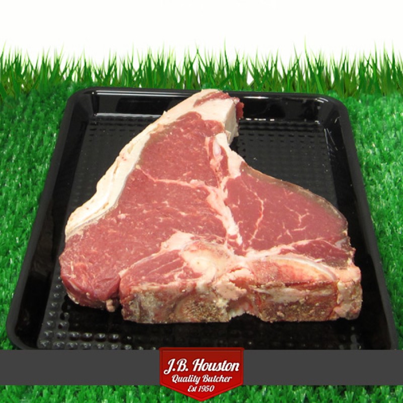 What is the average weight of a T-bone steak?