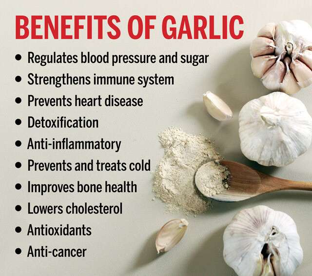 What is the benefit of eating garlic?