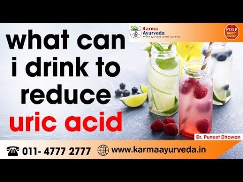 What is the best drink for uric acid?