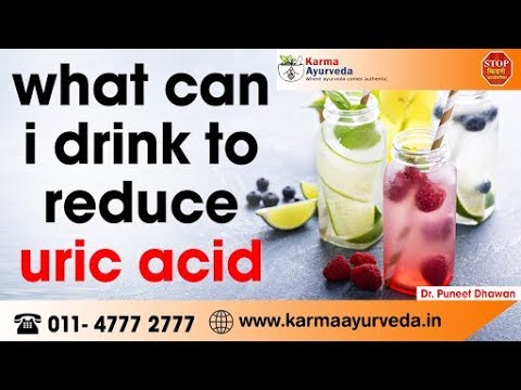What is the best drink to lower uric acid?