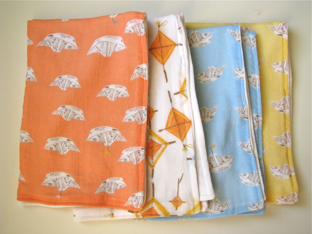 What is the best material to use for burp cloths?