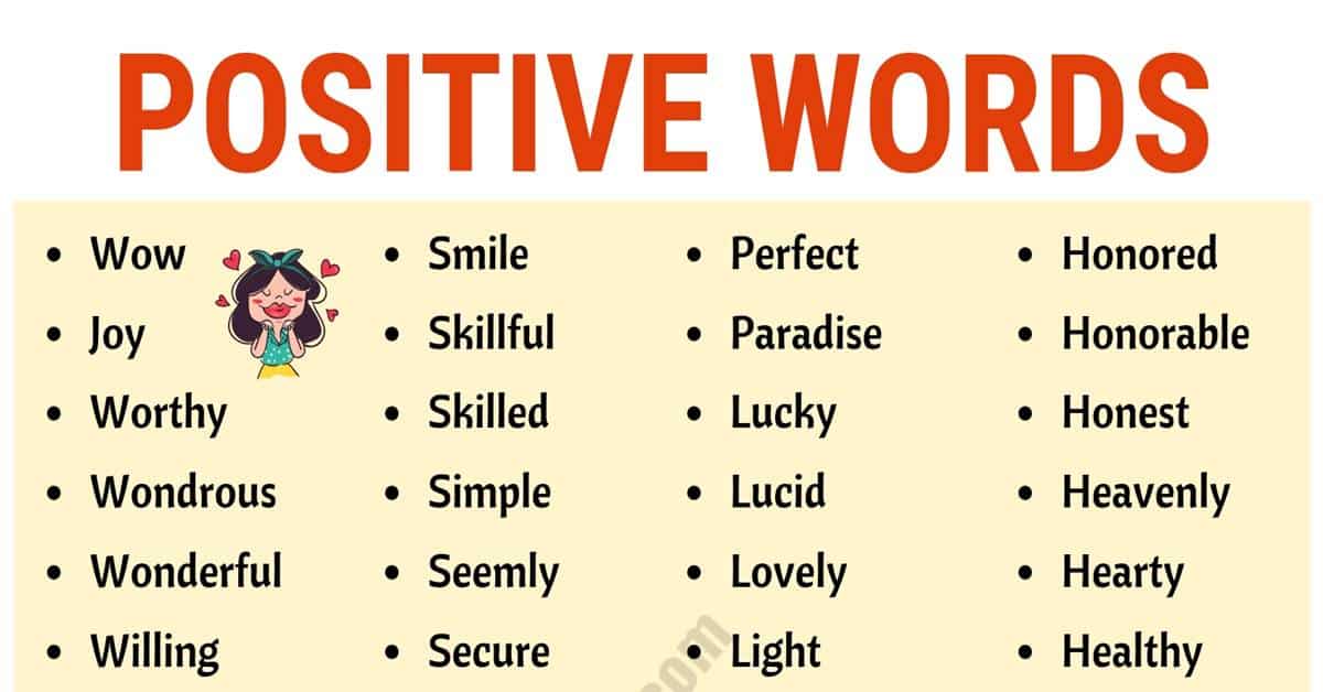 What is the best positive word?