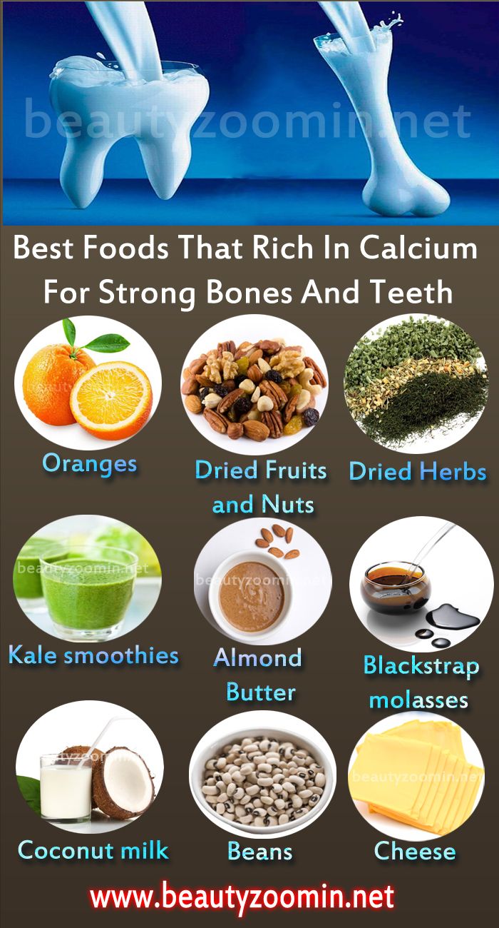 What is the best source of calcium for bones?