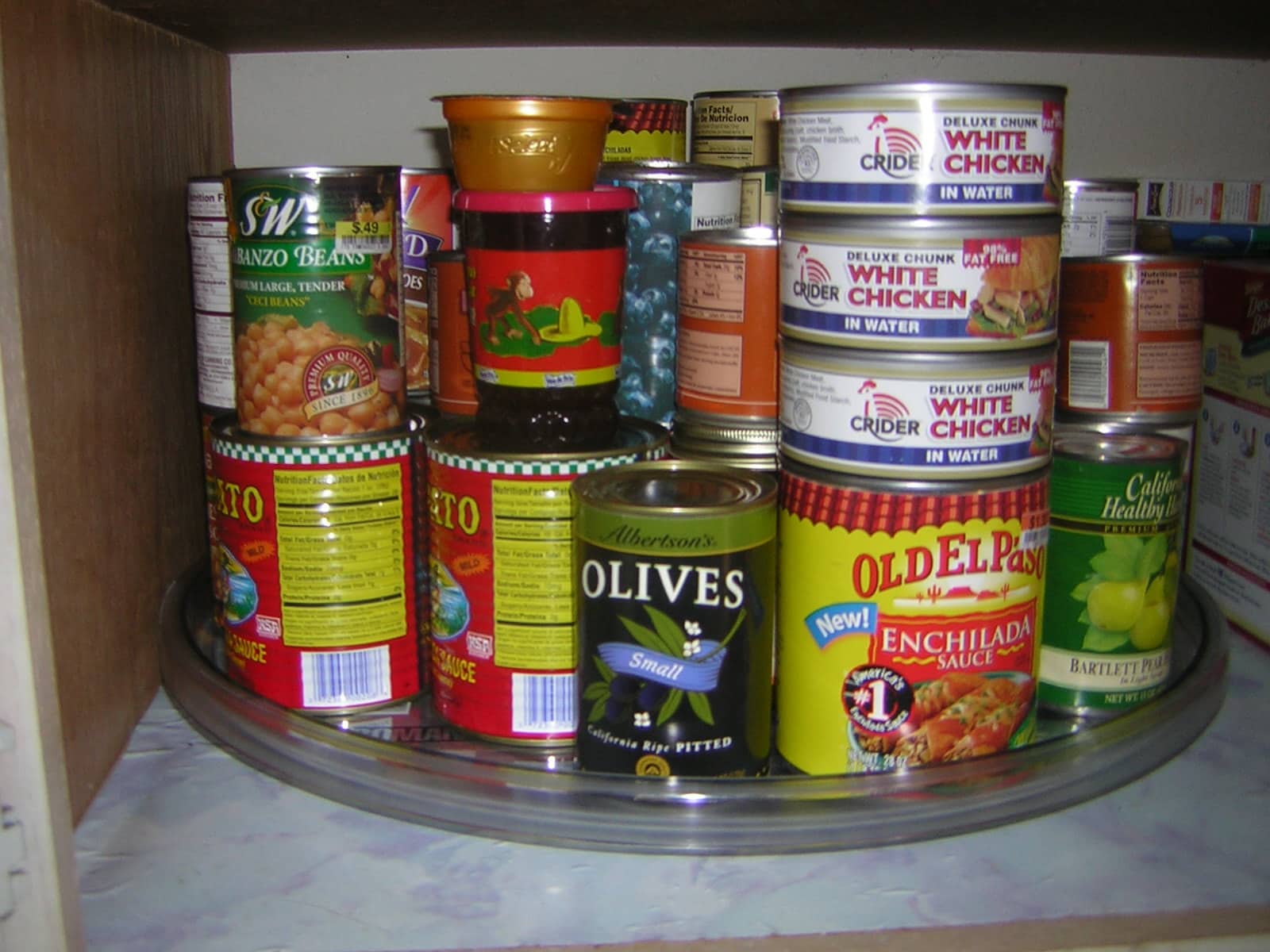 What is the best temperature to store canned food?