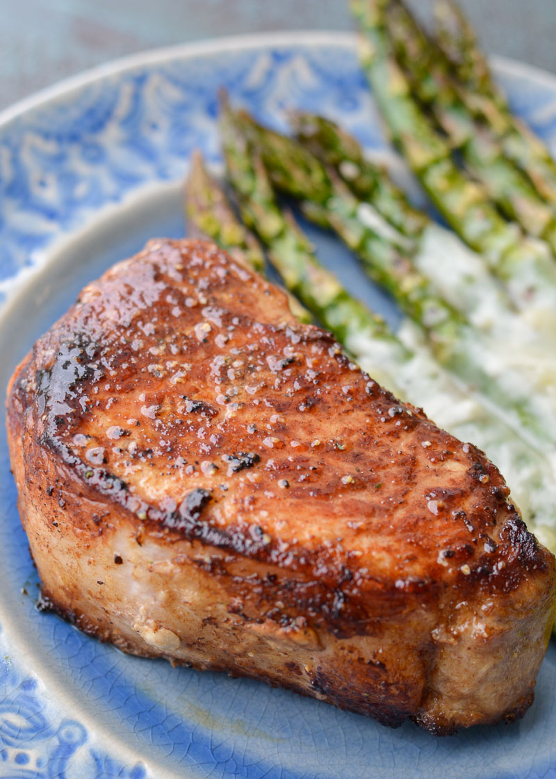 What is the best thickness for pork chops?