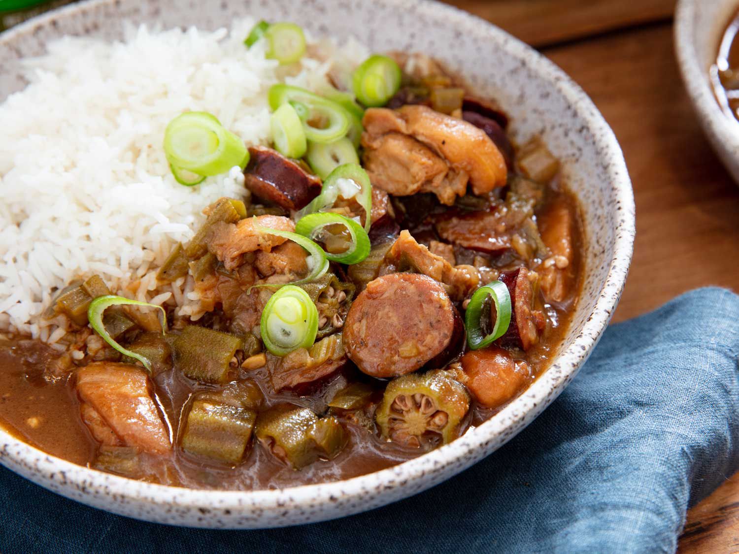 What is the best type of sausage for gumbo?