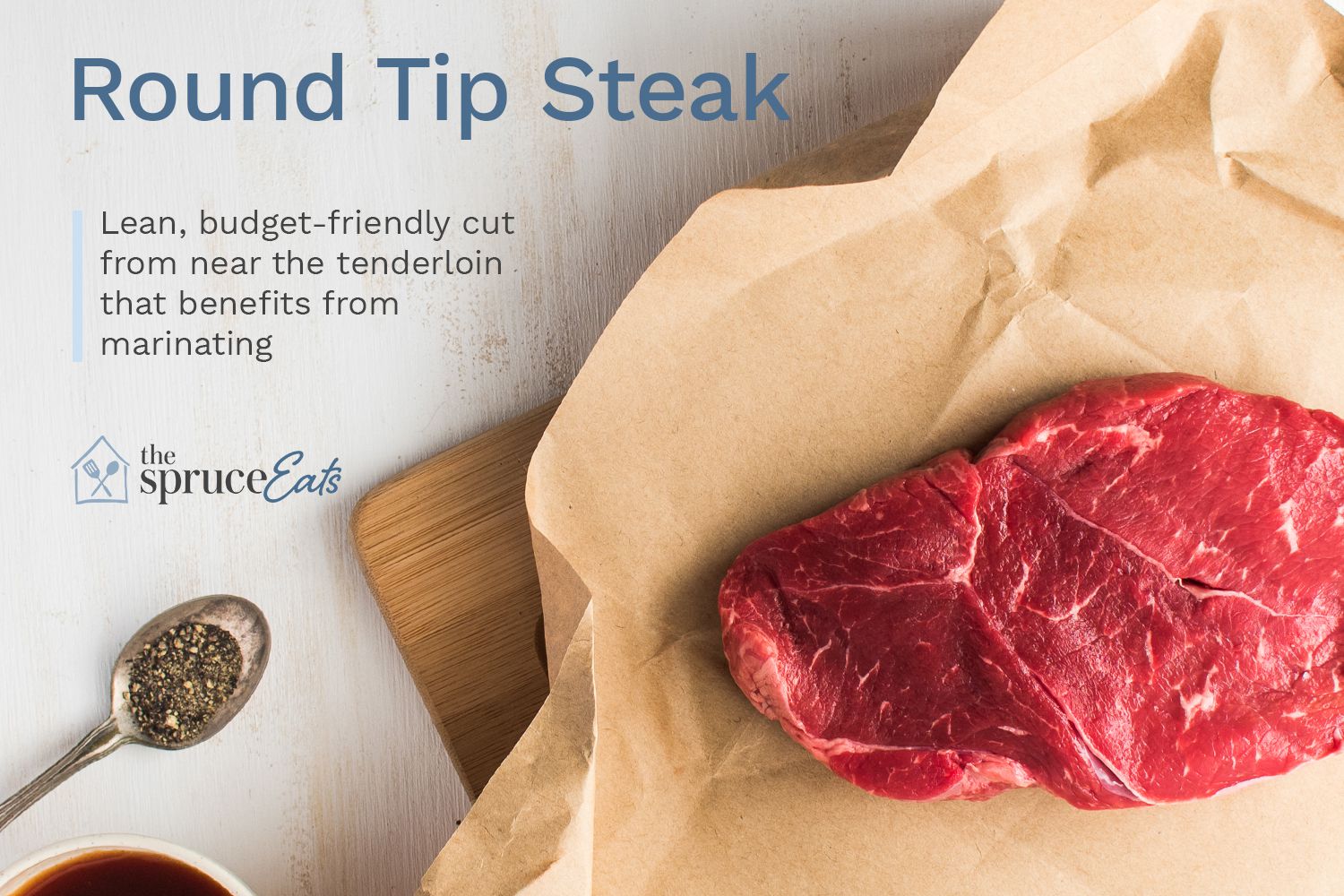 What is the best way to cook round tip steak?