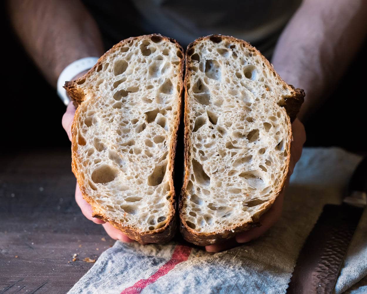 What is the best way to cook sourdough bread?