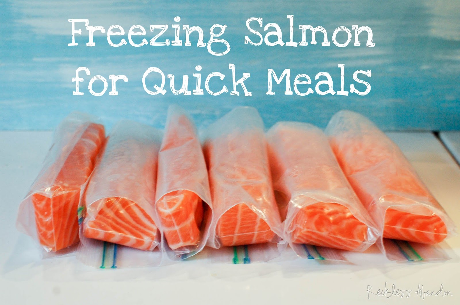 What is the best way to freeze salmon?
