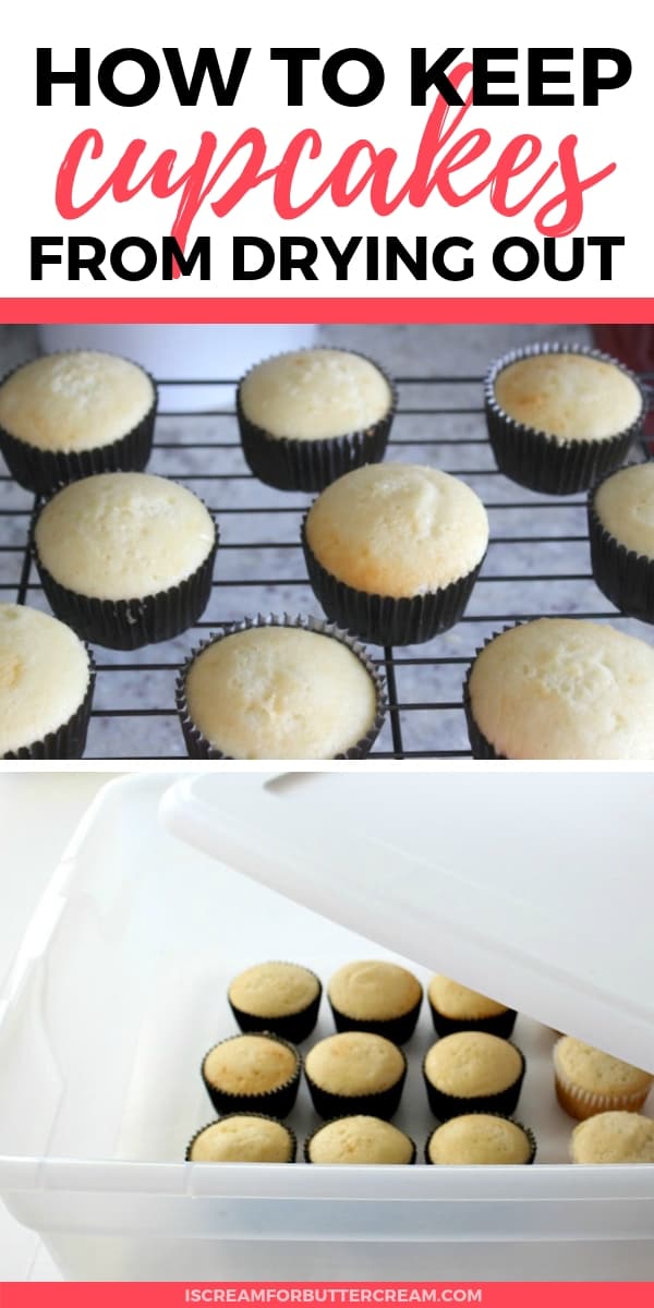 What is the best way to keep cupcakes fresh?