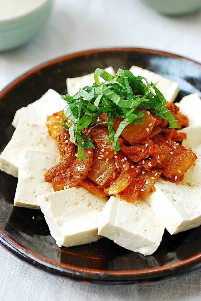 What is the best way to make tofu kimchi?