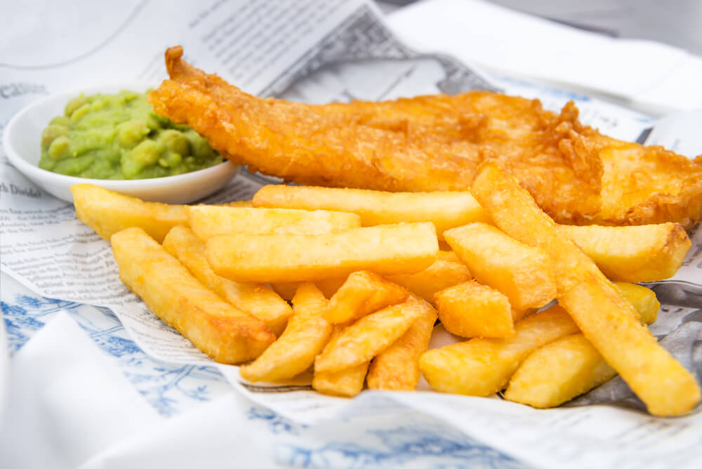 What is the best way to reheat fish and chips?
