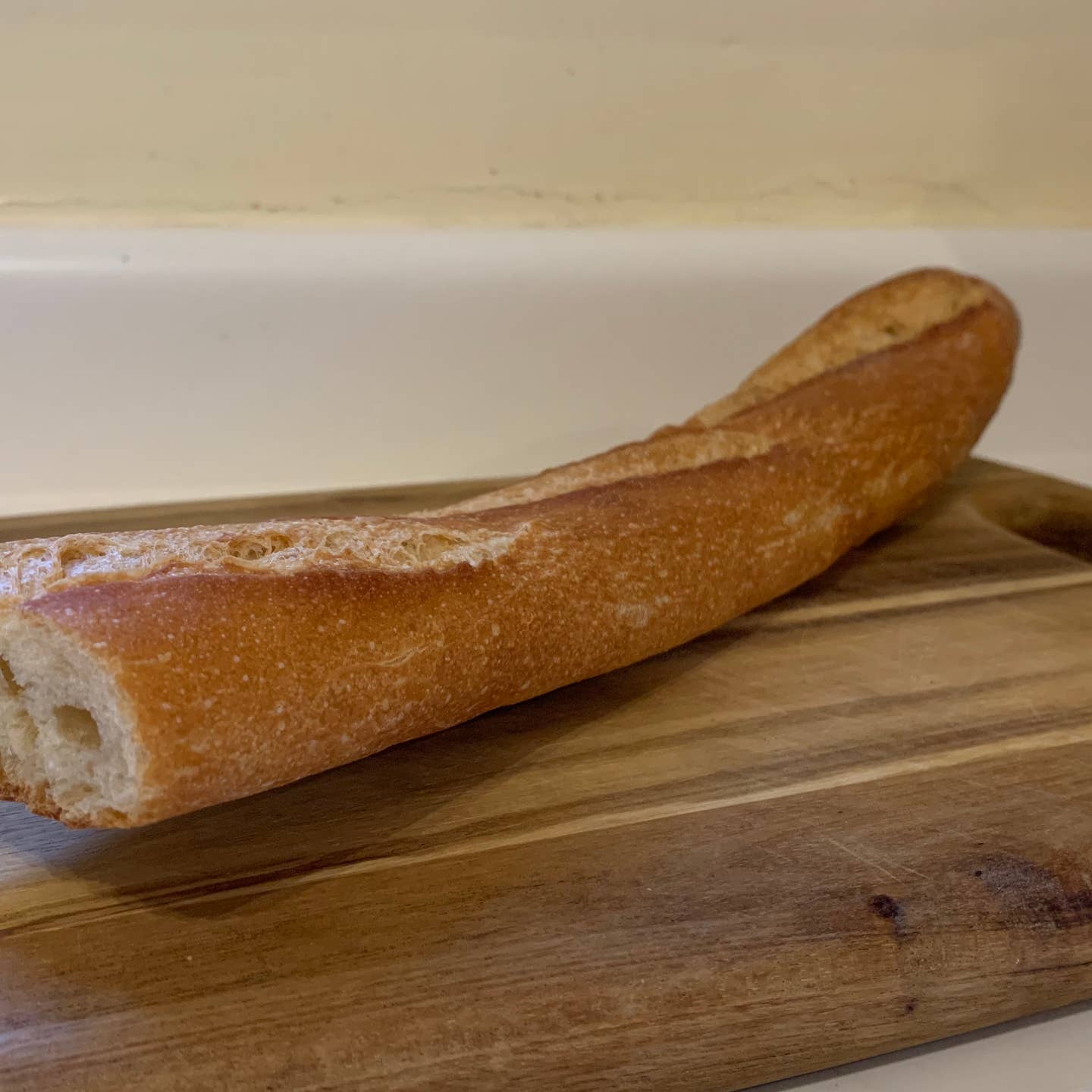 What is the best way to soften a baguette?