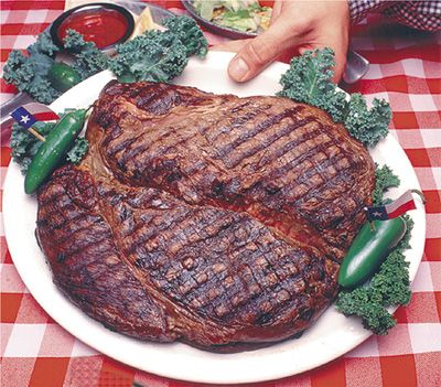 What is the biggest steak at a restaurant?