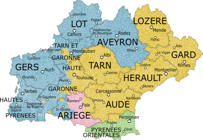 What is the capital of Occitanie?