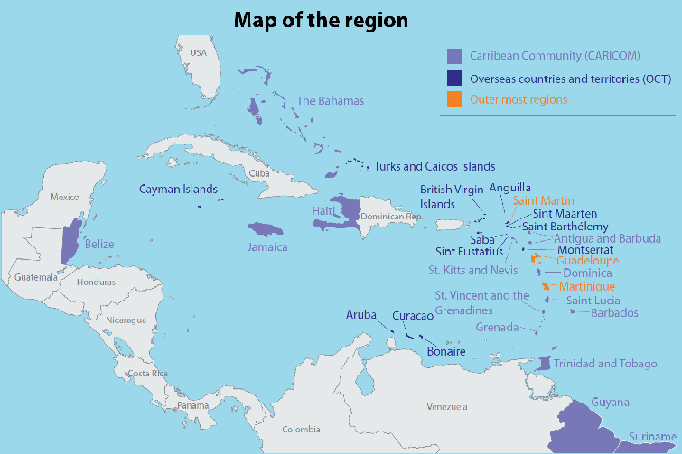 What is the Caribbean most known for?