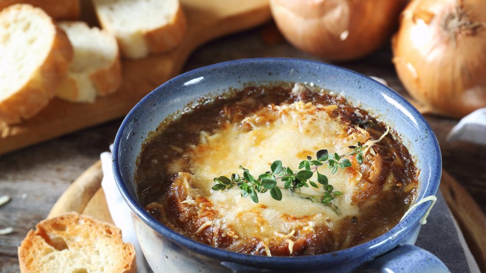 What is the classification for a French onion soup?