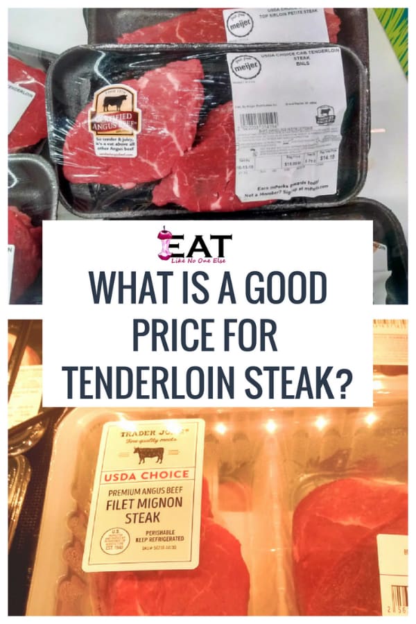 What is the cost of filet mignon per pound?