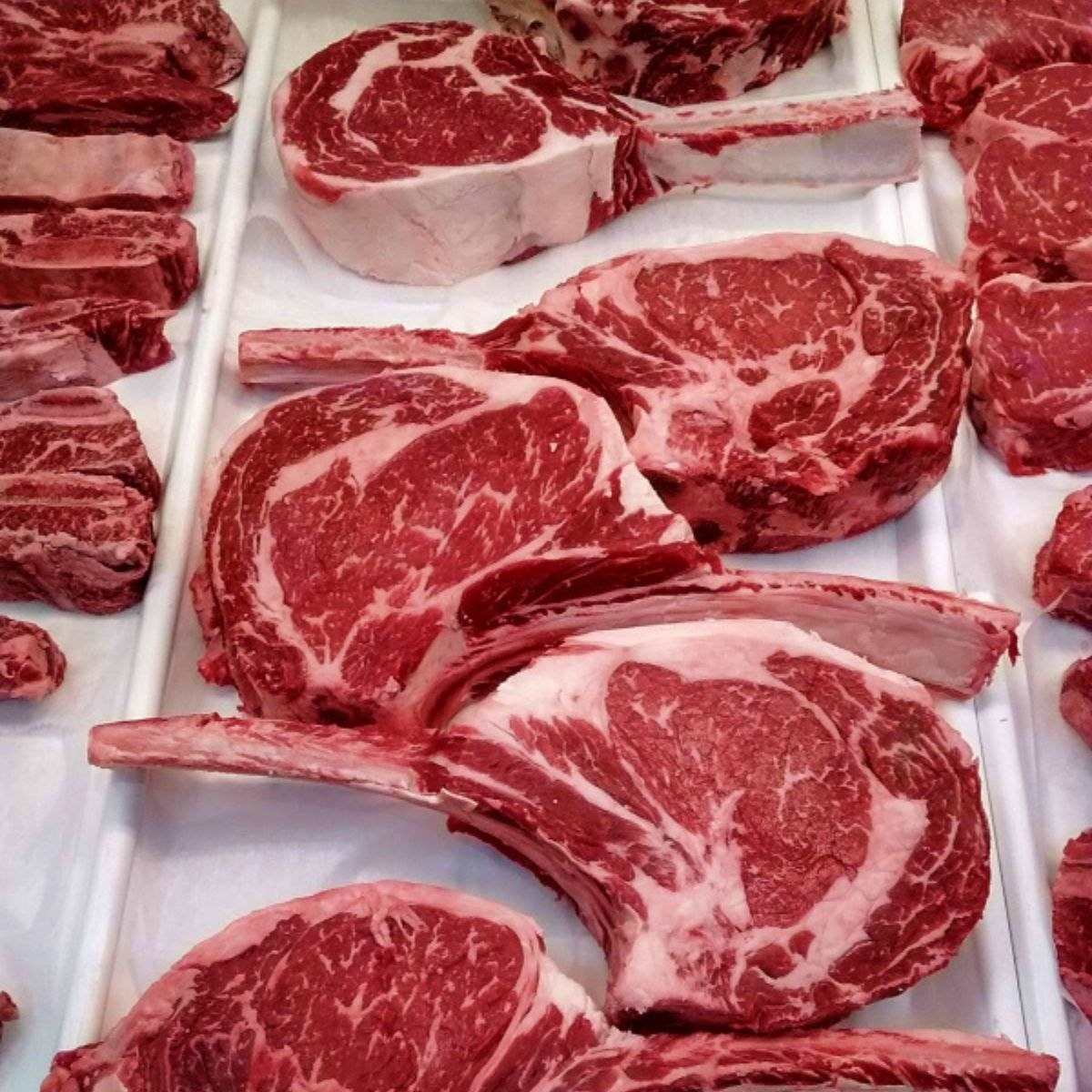 What is the current price of ribeye steak?