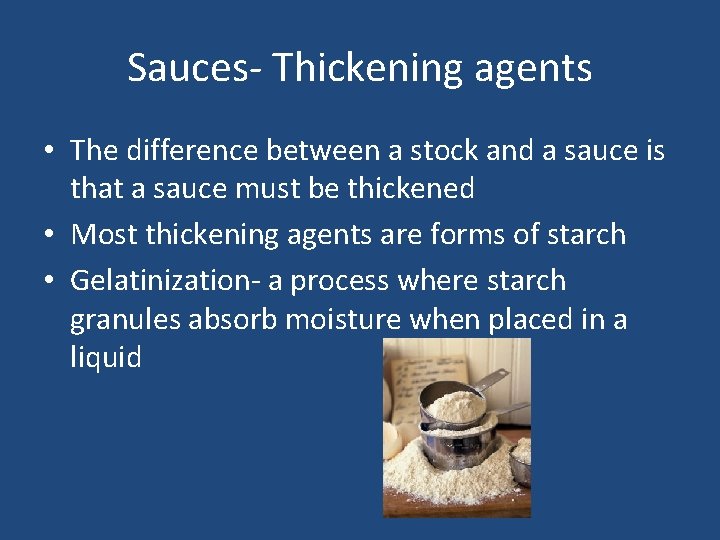 What is the difference between a sauce and a stock?