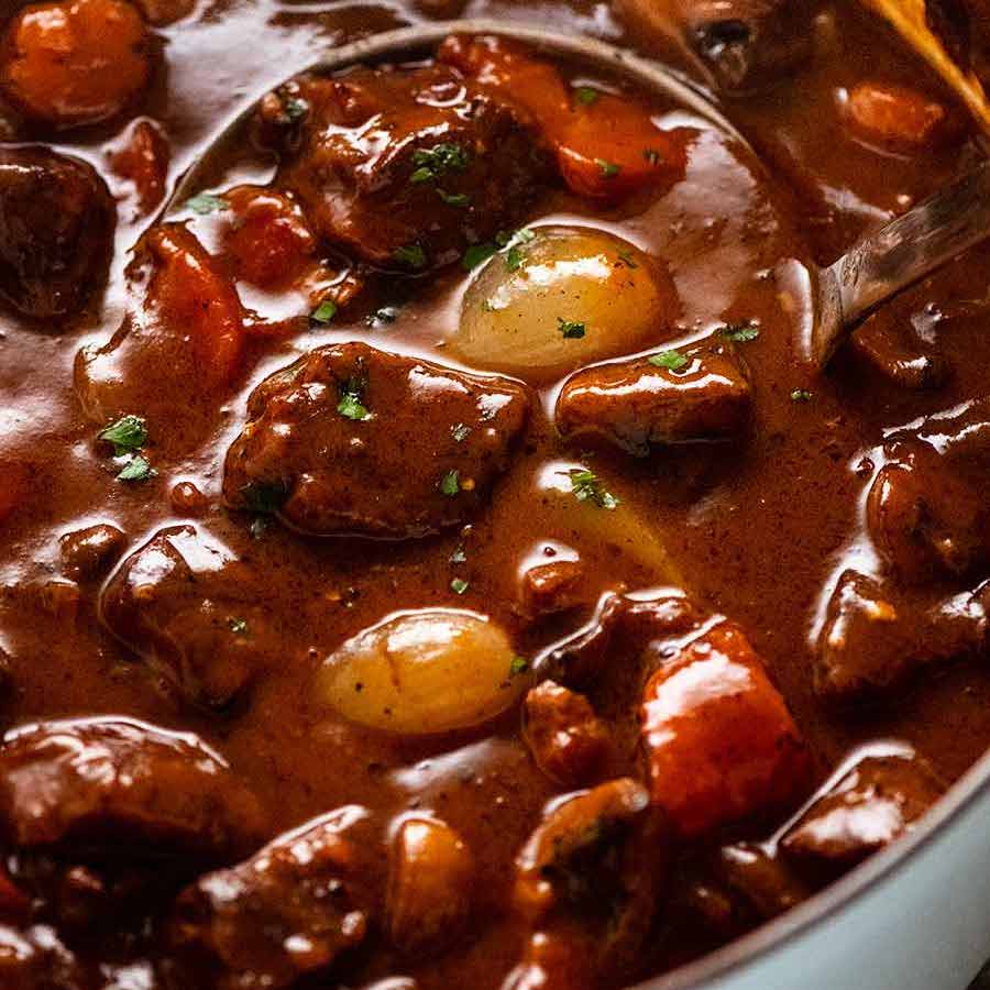 What is the difference between beef bourguignon and beef Burgundy?