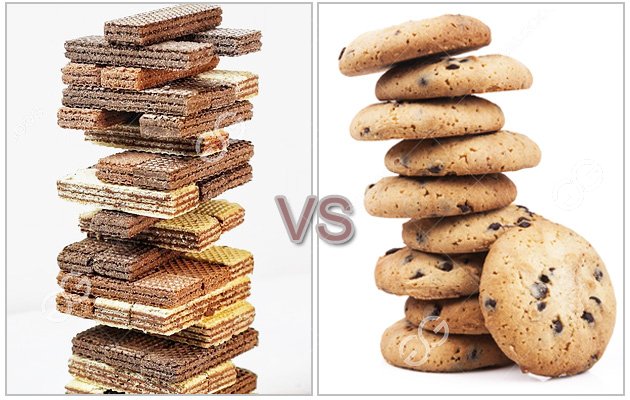 What is the difference between biscuits and wafers?