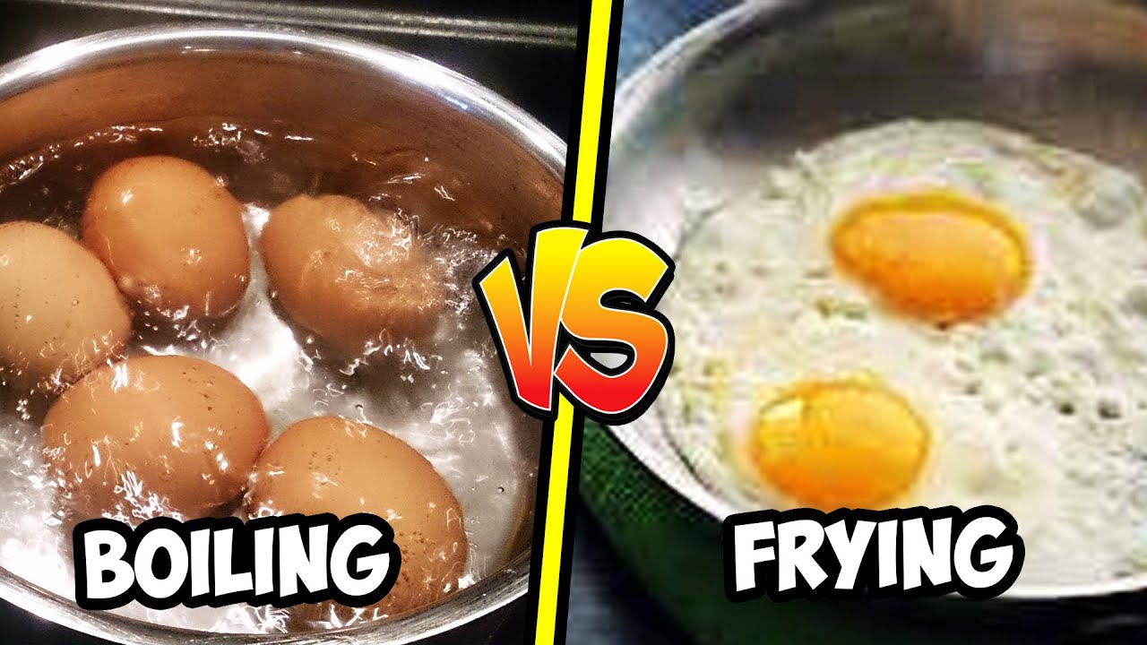 What is the difference between boiling and frying?