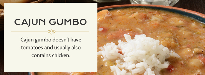 What is the difference between Cajun and Creole gumbo?