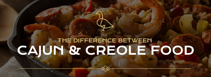 What is the difference between Cajun food and Creole food?